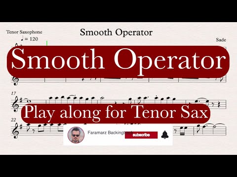 Smooth Operator - Sade | Play along for Tenor Saxophone - YouTube