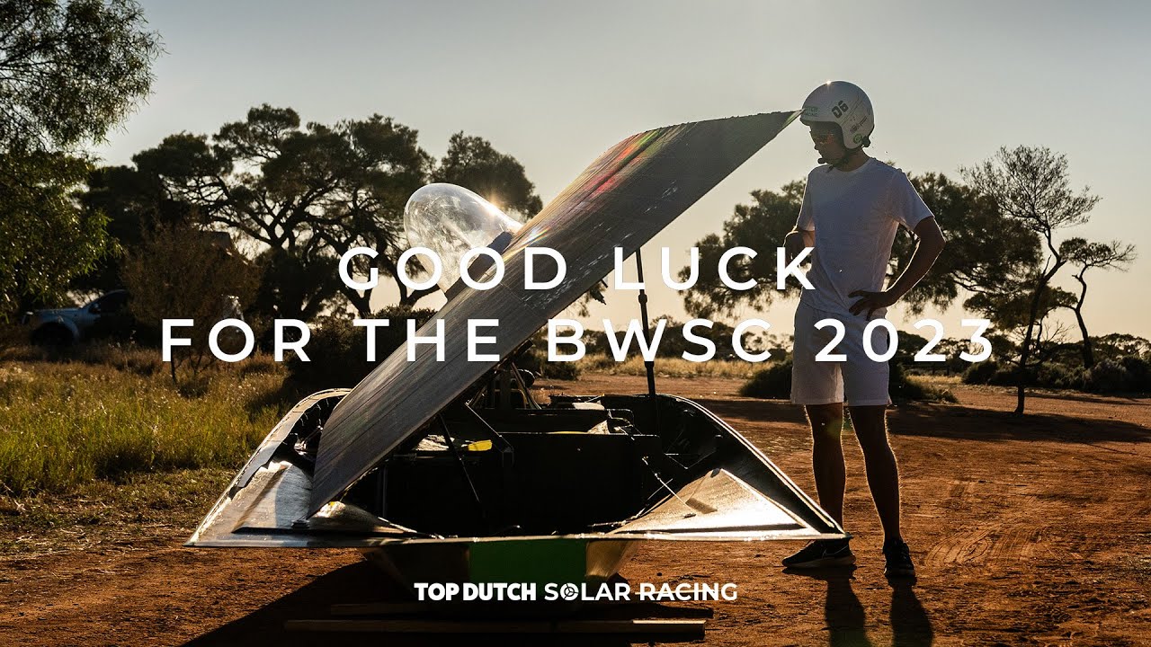 Good luck! | Bridgestone World Solar Challenge 2023 - YouTube