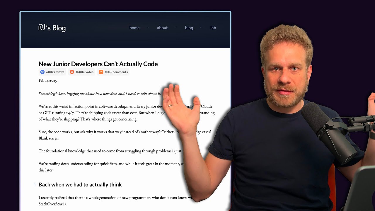 Are devs getting dumber because of AI? - YouTube