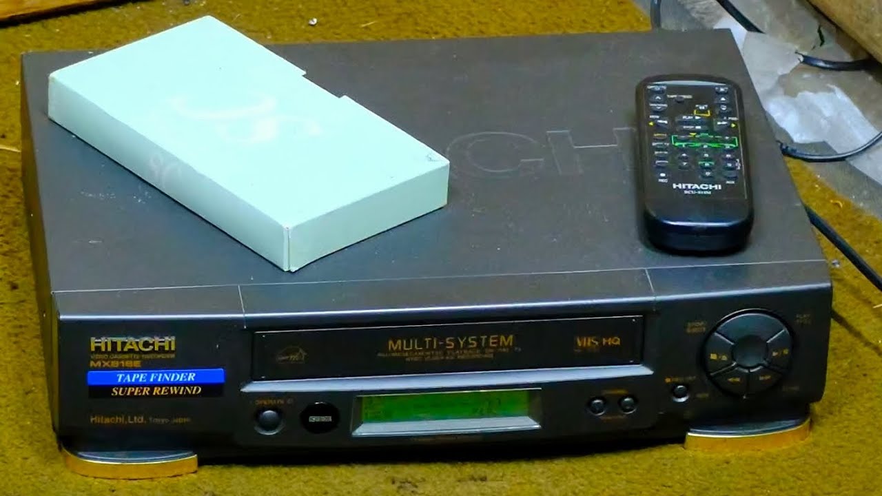 Smash Hitachi VCR & Remote - YouTube