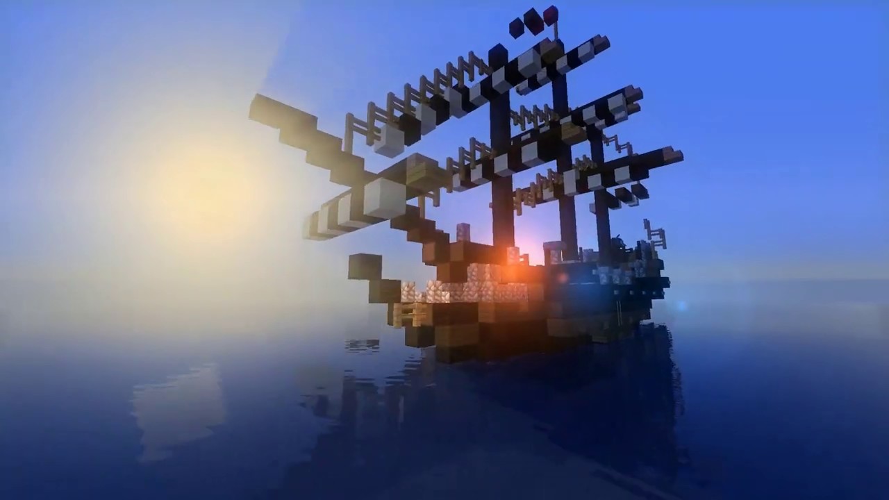 Minecraft Tutorial - Schiff bauen /Ship build [mit Kannonen] - YouTube