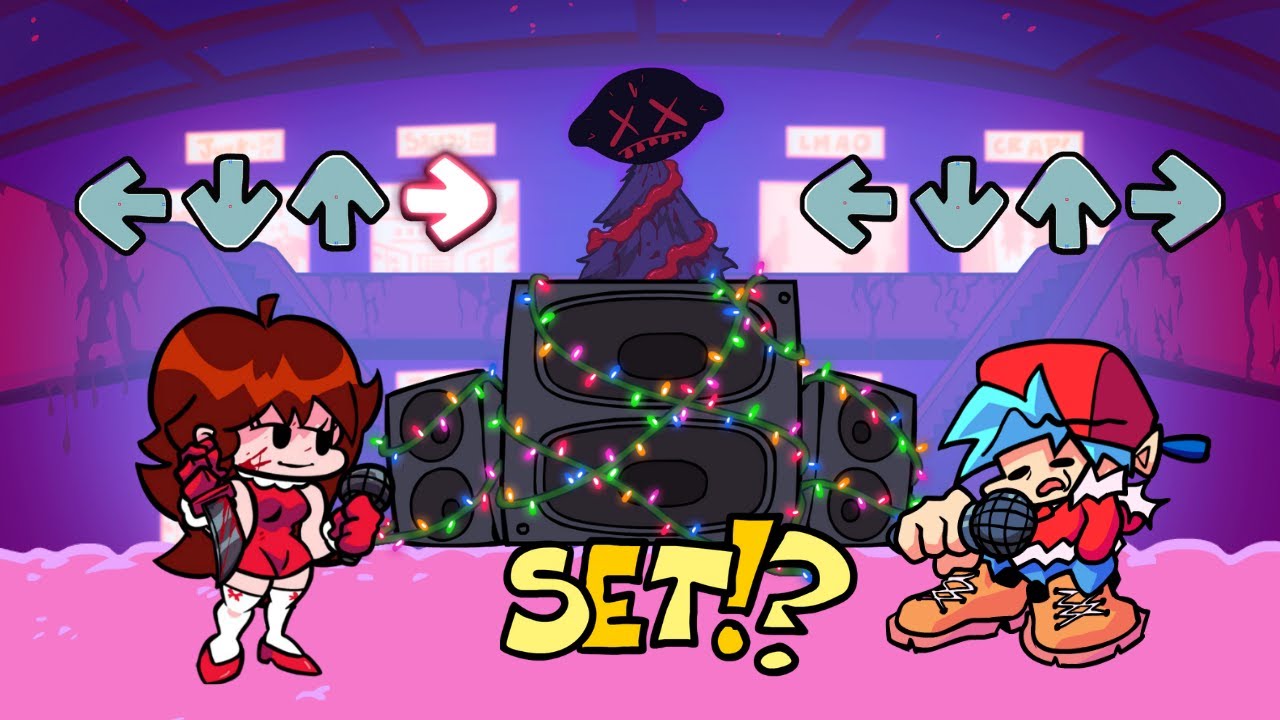 Friday Night Funkin' but GF Sings "Winter Horrorland" - Crazy Gf Mod ...