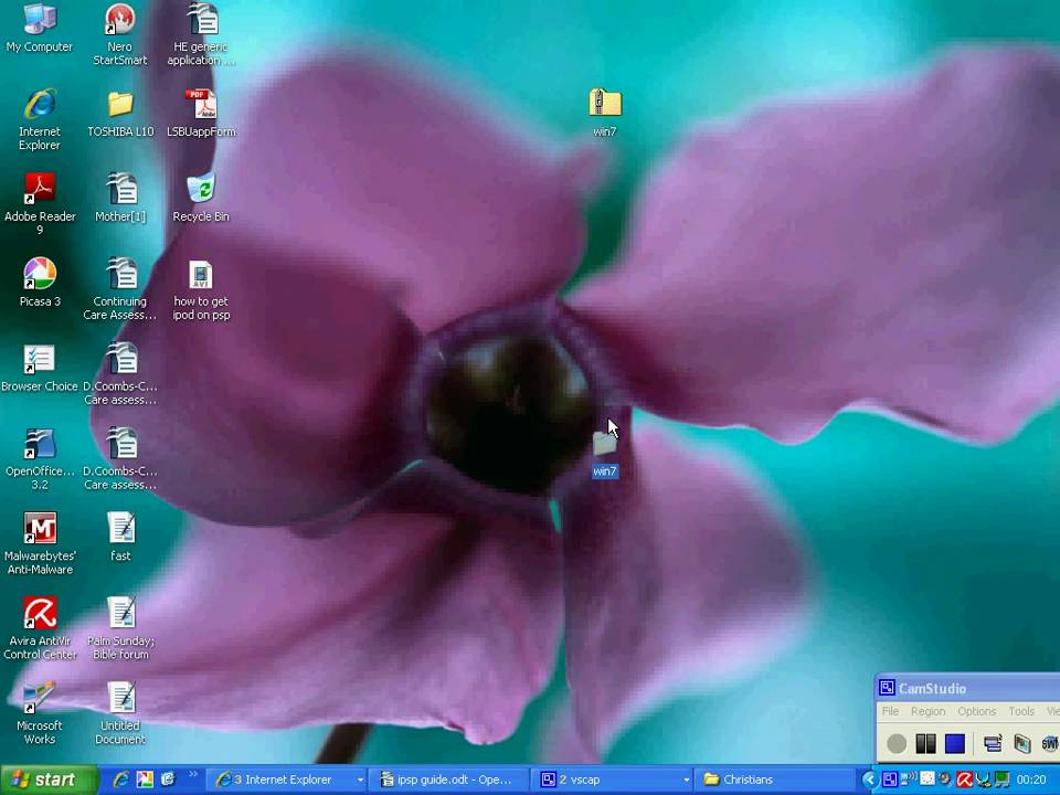 how to get windows 7 on psp - YouTube