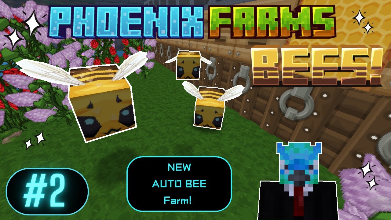 Phoenix Farms #2 Building New Auto Bee Farm! Vulengate Minecraft Server - YouTube