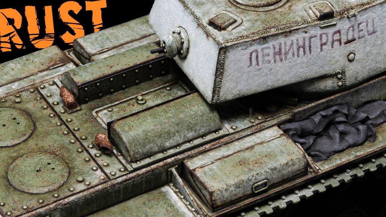 Chipping, Rust Effects, Exhausts and All The Details! | KV-220-2 | 1/72 PST - YouTube