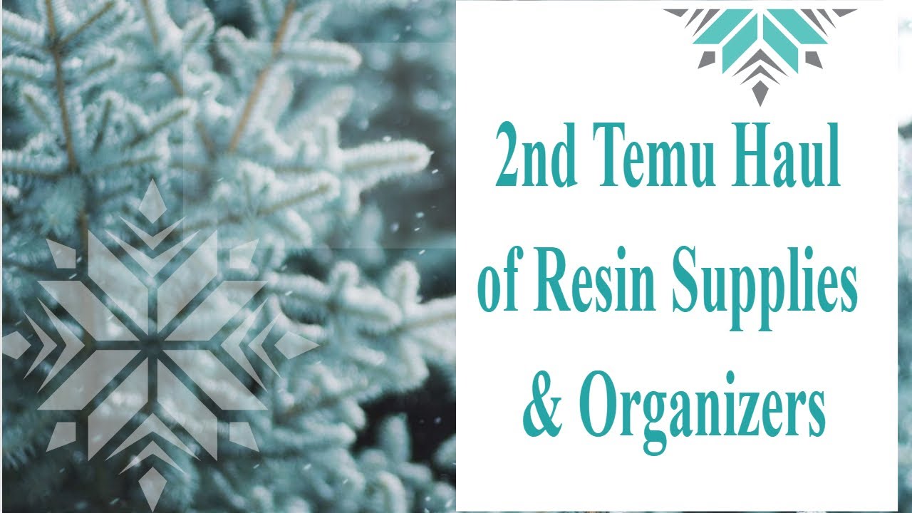 Temu 2nd Big Haul of Resin Art Accessories - YouTube