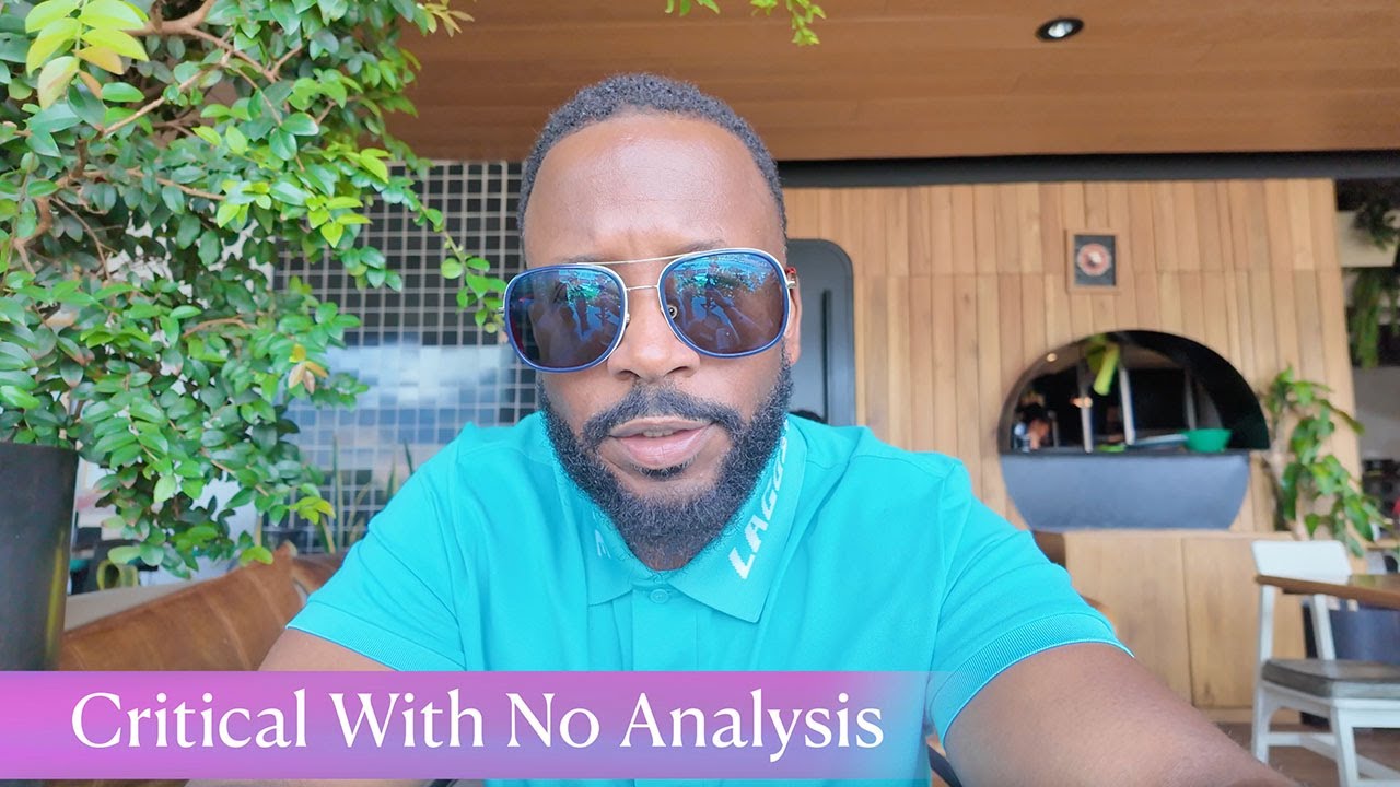 Sunday Sermon || Critical With No Analysis - YouTube