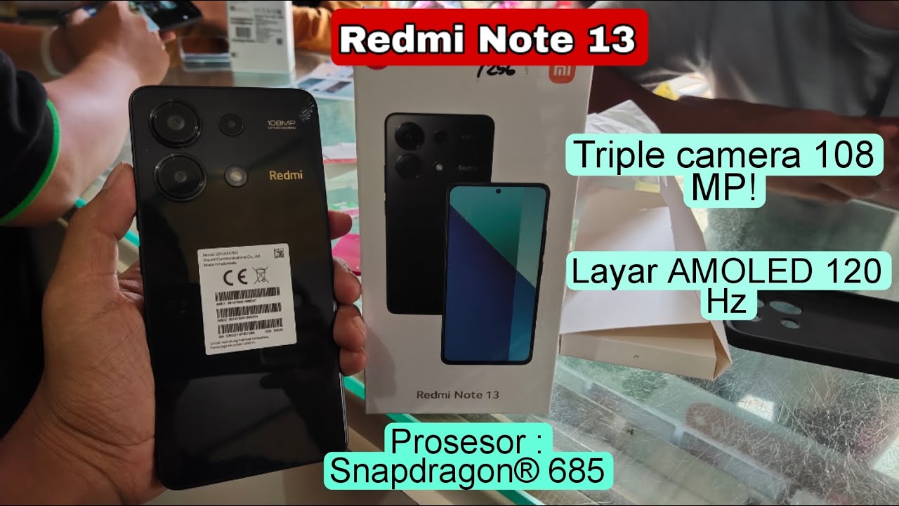 NEW UNBOXING REDMI NOTE 13 8/256GB! Triple camera 108 MP | Every shot ...