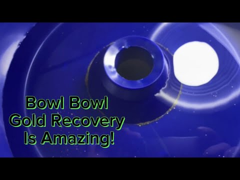 Gold Panning and Fine Gold Recovery with the Blue Bowl - YouTube