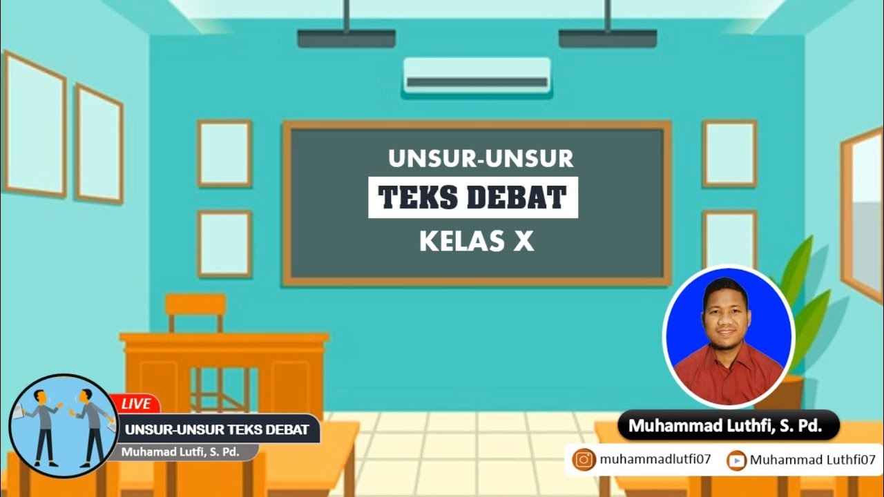 MEDIA GURU! Unsur-Unsur Teks Debat Kelas X Semester Genap Bahasa ...