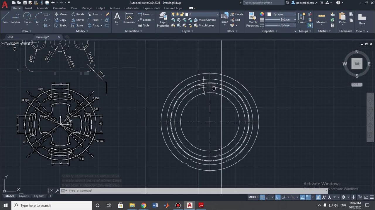 AutoCAD Basic Tutorial for Beginners: Part 19 - YouTube
