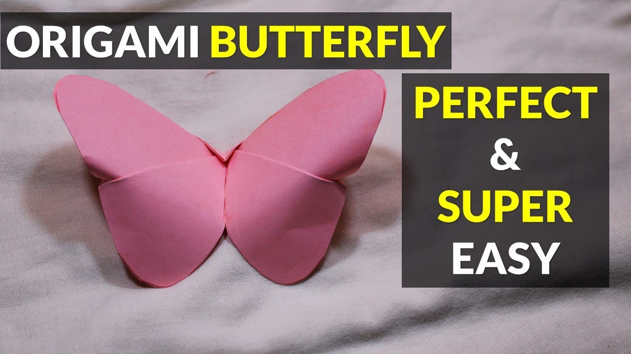 How to make Paper butterfly | Origami butterfly for kids | what to do ...