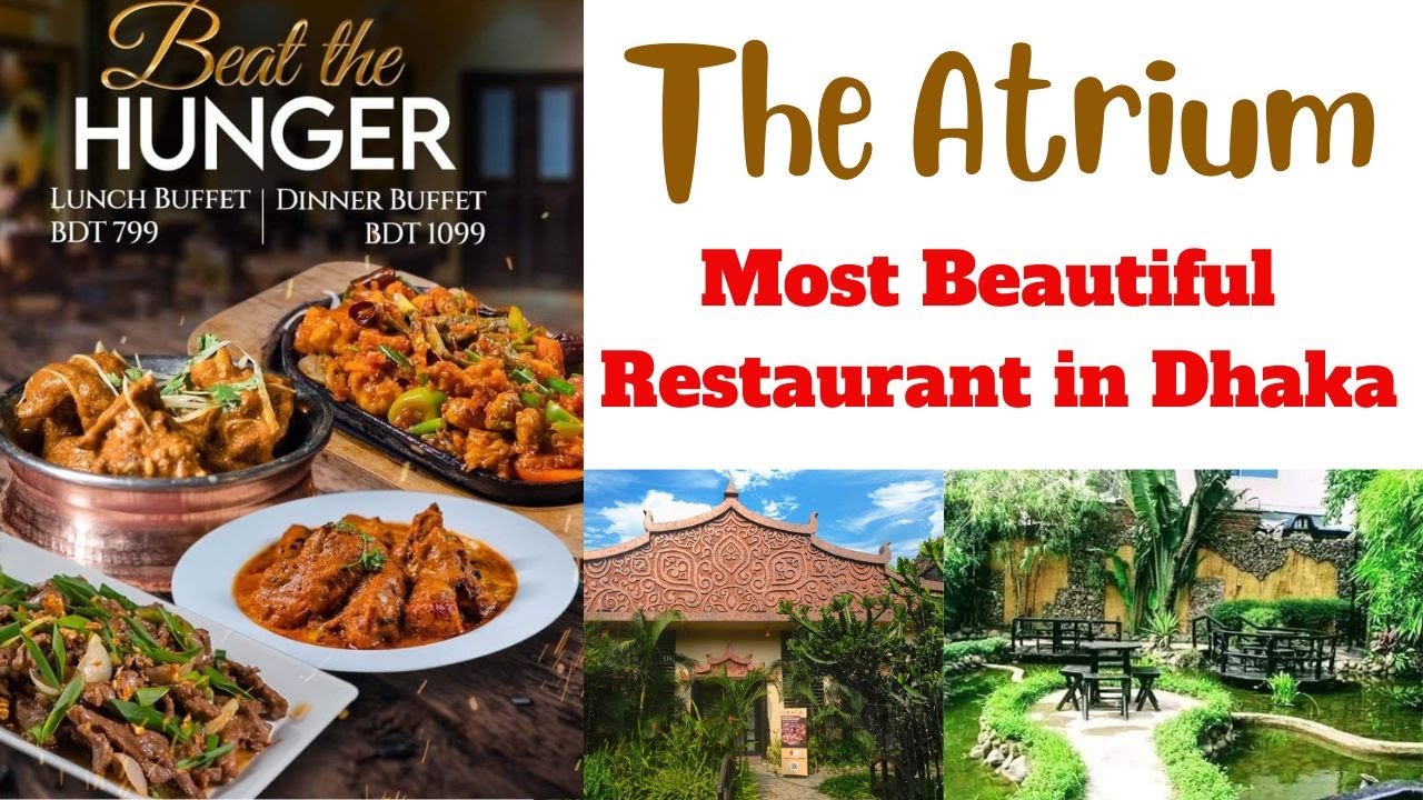 The Atrium Restaurant,Elegant dining experience,most beautiful ...
