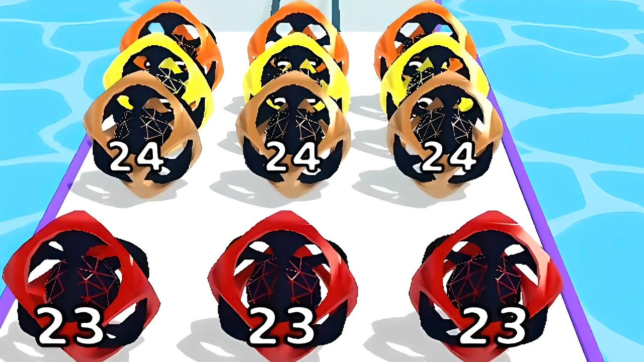Marble Run 🏐 3D Game Color Ball Race Gameplay Android IOS Level 2374 - YouTube