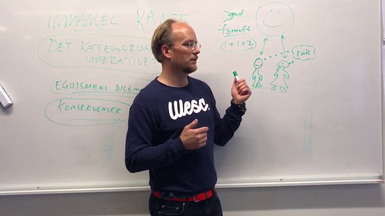 Kants pliktetik, kategoriska imperativet - YouTube