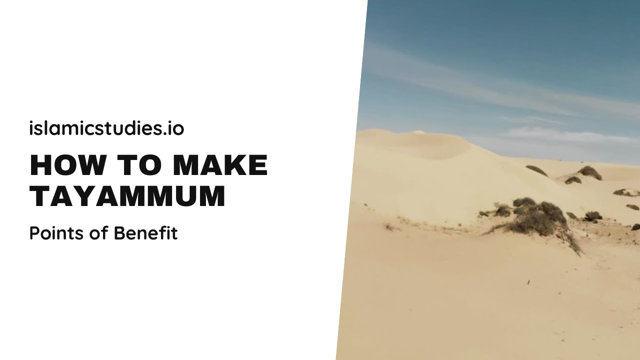 How to Make Tayammum - YouTube