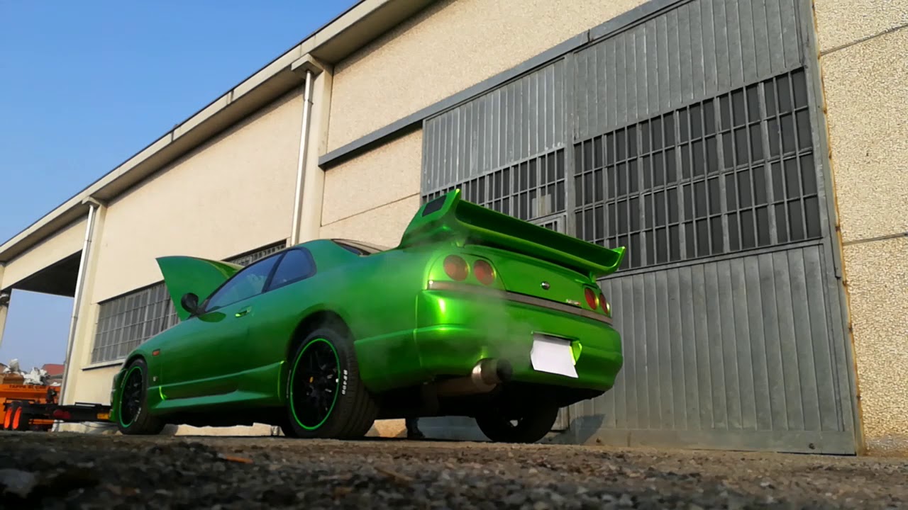 NISSAN SKYLINE R33 GTST TURBO 1993 ENGINE RB25DET SOUD - YouTube