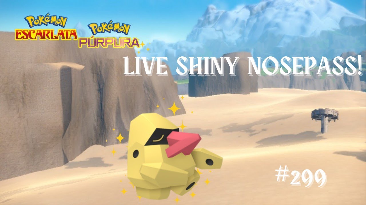SHINY NOSEPASS EN POKÉMON ESCARLATA! (Tandemaus Phase 1) - YouTube