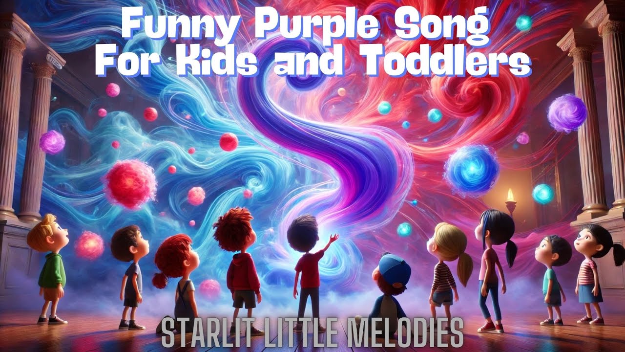 Funny Purple Song For Kids and Toddlers - YouTube