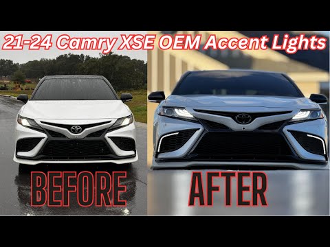 21-24 Camry OEM Accent Lights #camry #toyota #camryxse #camryaccentlights #XSEV6 #oem+ - YouTube