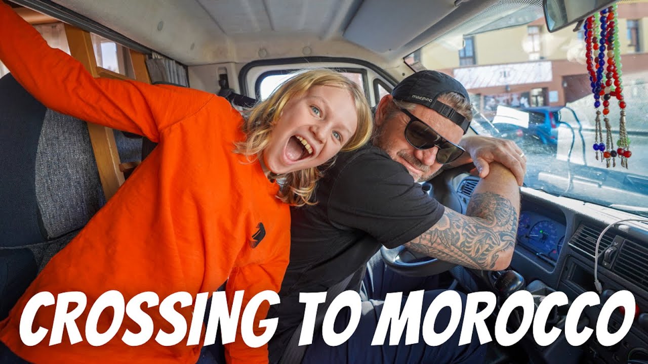 SPAIN TO MOROCCO CROSSING BY FERRY: We're taking our campervan from Europe to Morocco! - YouTube