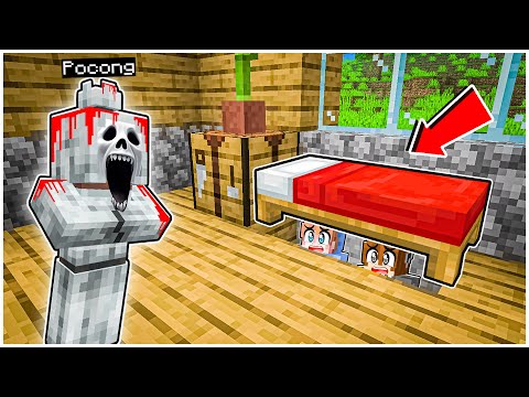 FRANZ & JOJO SEMBUNYI DARI HANTU POCONG MENGERIKAN di MINECRAFT