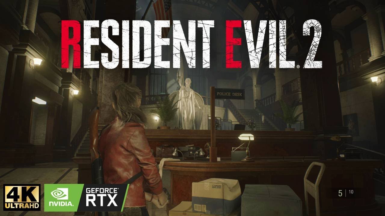 Resident Evil 2 4K FSR Ray tracing | RTX 3070 8GB | Ryzen 7 3700x - YouTube