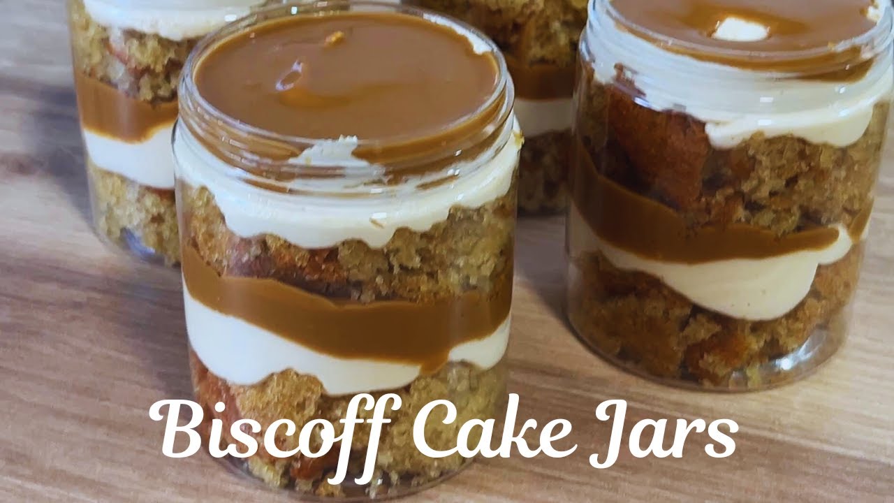 Biscoff Cake jars - YouTube