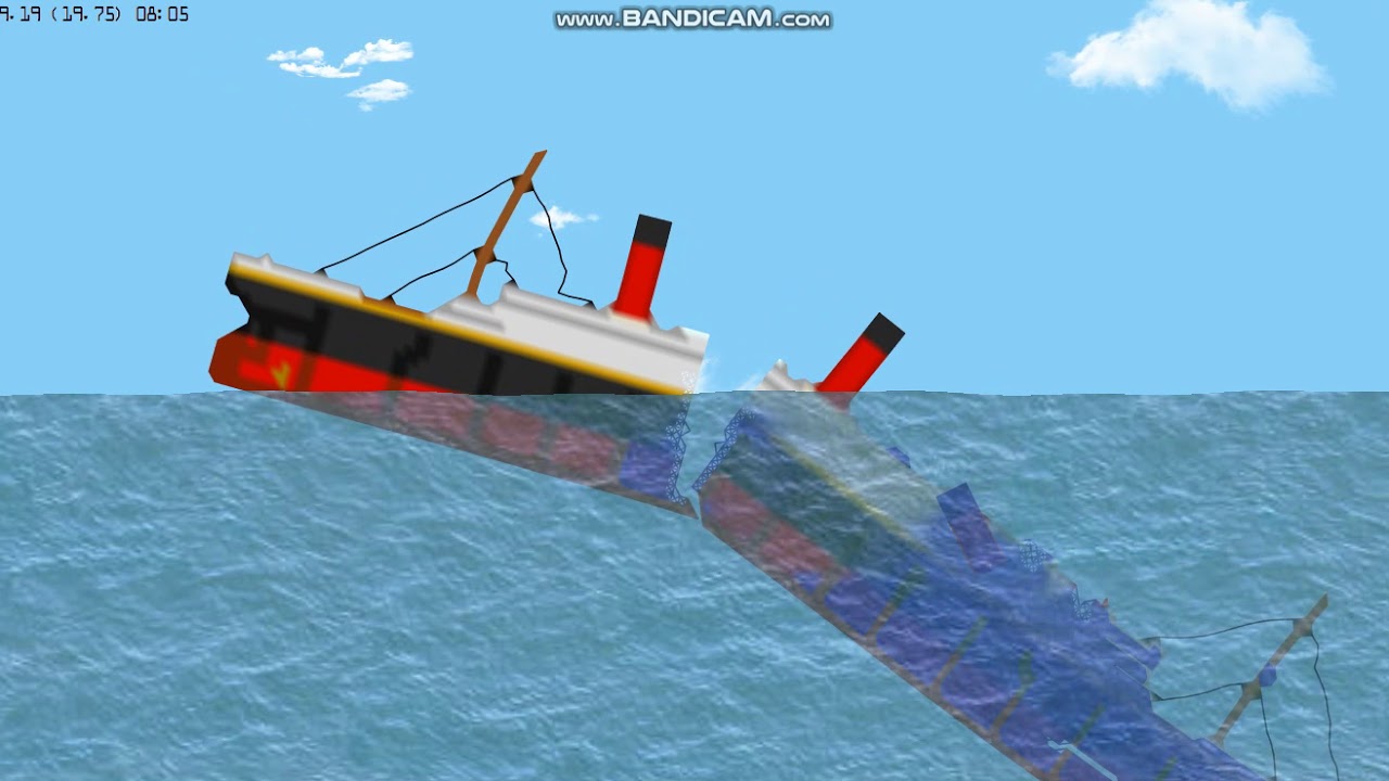 S.S Titanic II In Floating Sandbox - YouTube