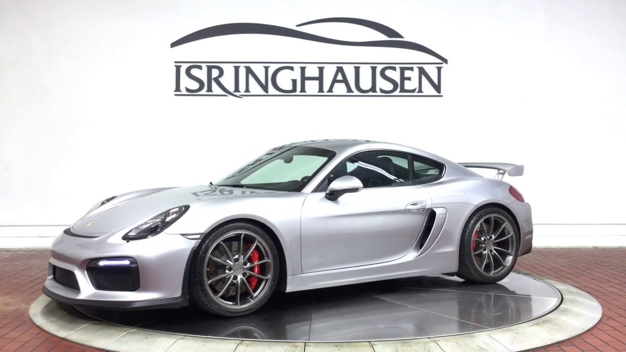 2016 Porsche Cayman GT4 in GT Silver Metallic - 197643 - YouTube