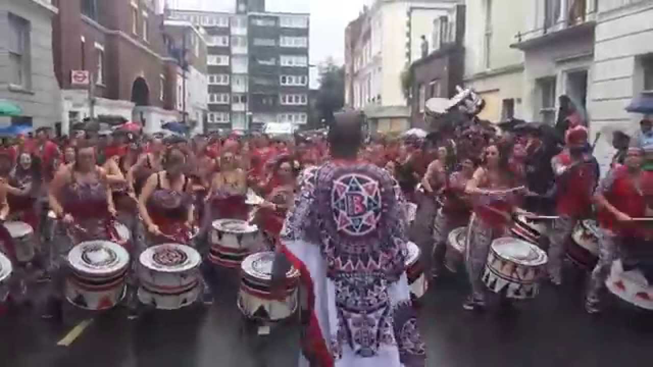 Batala Drumming - Notting Hill 2014 - YouTube