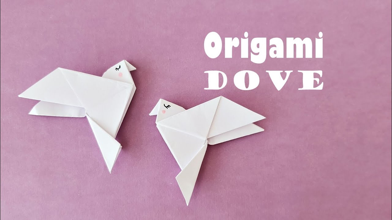 How to Make Origami Dove | Paper Craft Ideas | Paper Bird | Origami ...