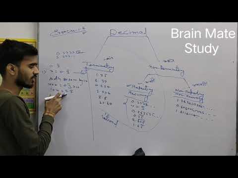 Convert the Non-terminating repeating decimal in p/q form( Brain mate study) by Chandan Sir ...
