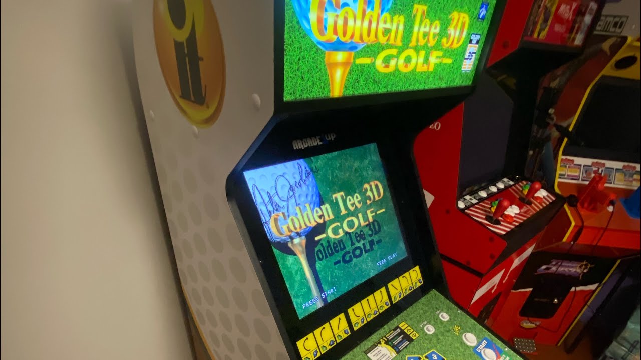 Golden Tee 3D Golf Arcade 1up 35th Anniversary Deluxe (not a review ...