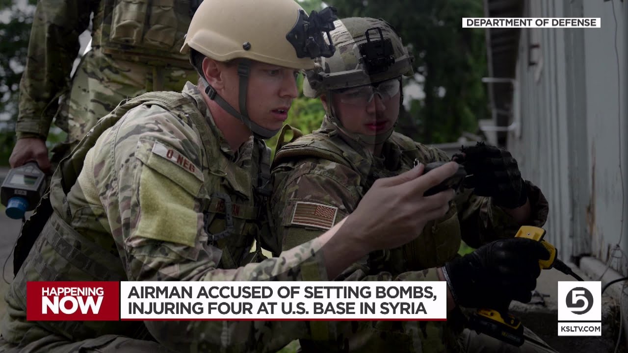 Hill AFB airman accused of building, setting off explosives at US base ...