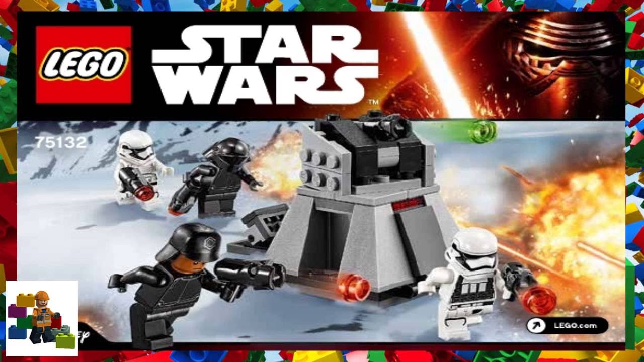 LEGO instructions - Star Wars - 75132 - First Order Battle Pack - YouTube