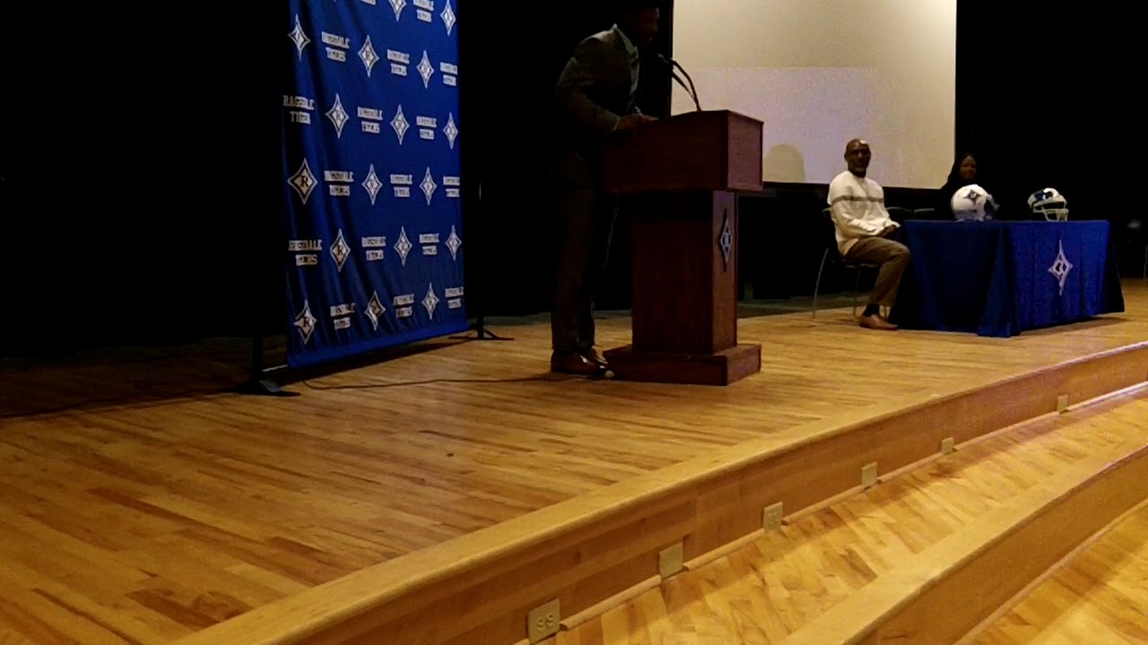 Tre Goode from Ragsdale HS signs with the Charlotte 49ers on 12/19/18 ...