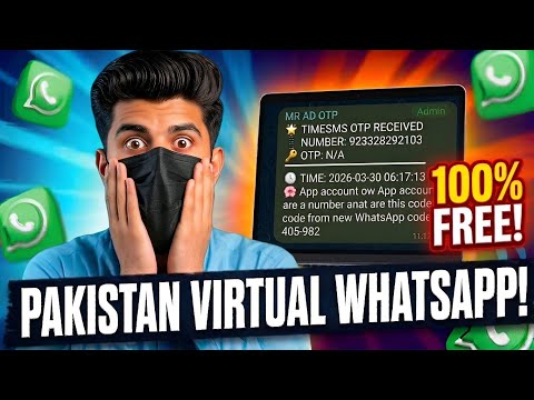 How To Create Pakistani Virtual WhatsApp Method | New WhatsApp Numbers (Free)