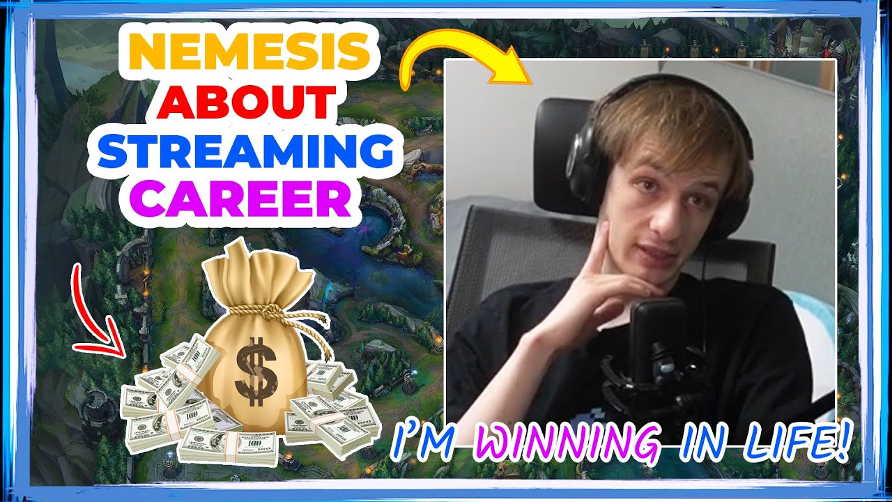 Nemesis About Being Streamer Instead of Pro Player 🤫 - YouTube