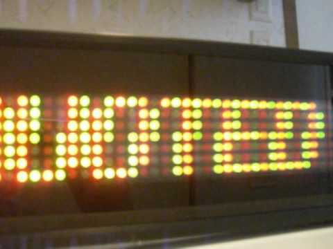 Color cells 1991 CC784 led sign. - YouTube