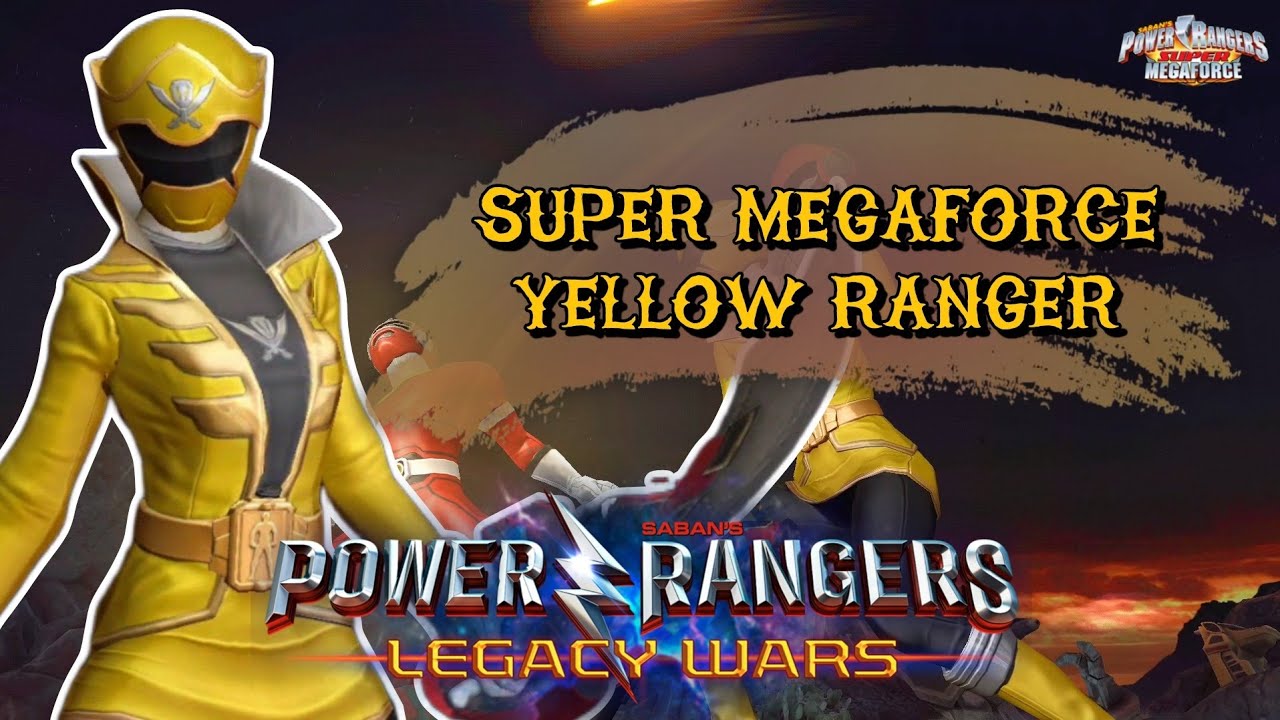 Yellow Power Ranger Megaforce Power Rangers Super Megaforce Alien