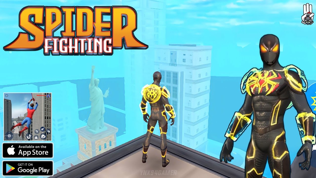 Spider Fighting: Hero Game (New Update: New Gadgets, New Skills and.... ) Gameplay Android - YouTube