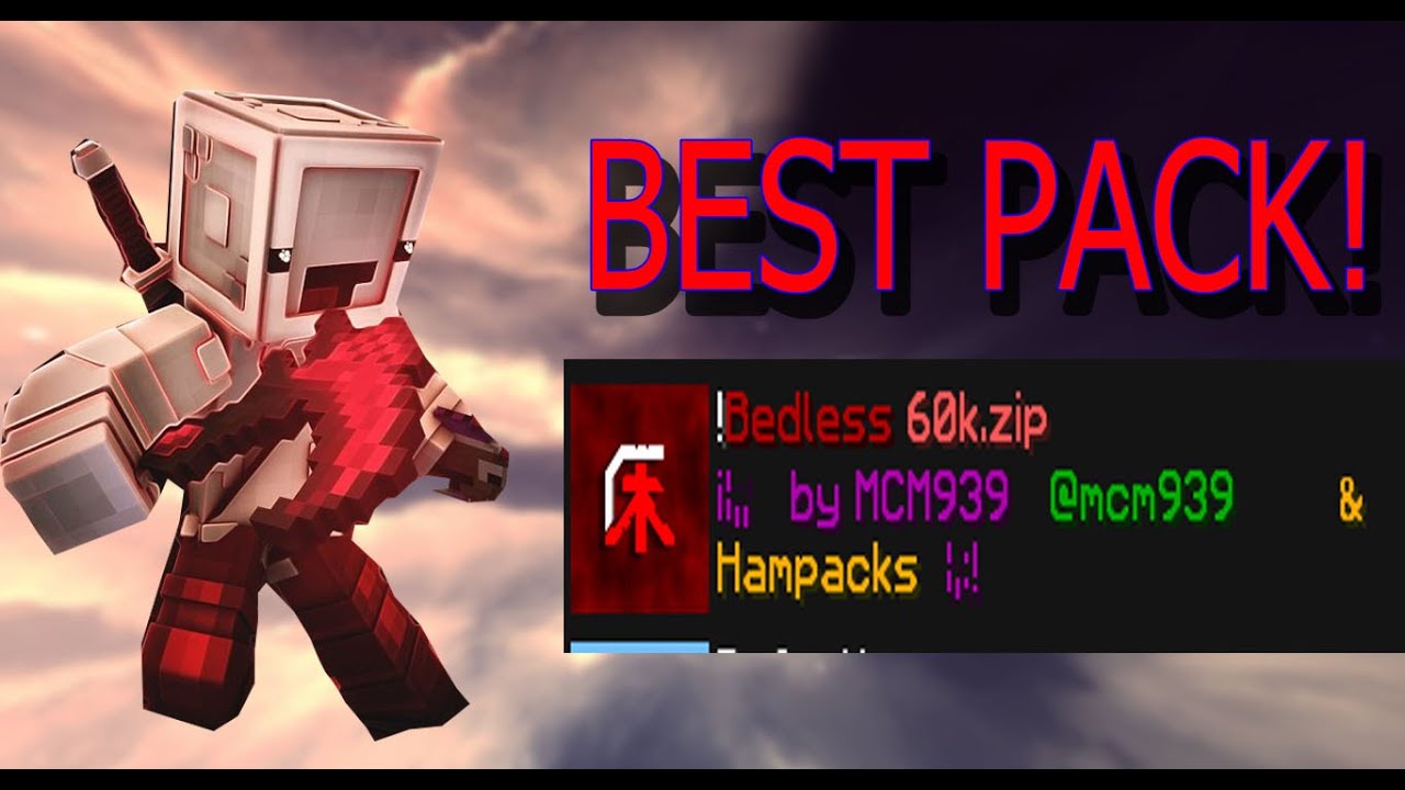 Best Texture Pack Bedless Noob 60k!!! (Fps Boost!) - YouTube