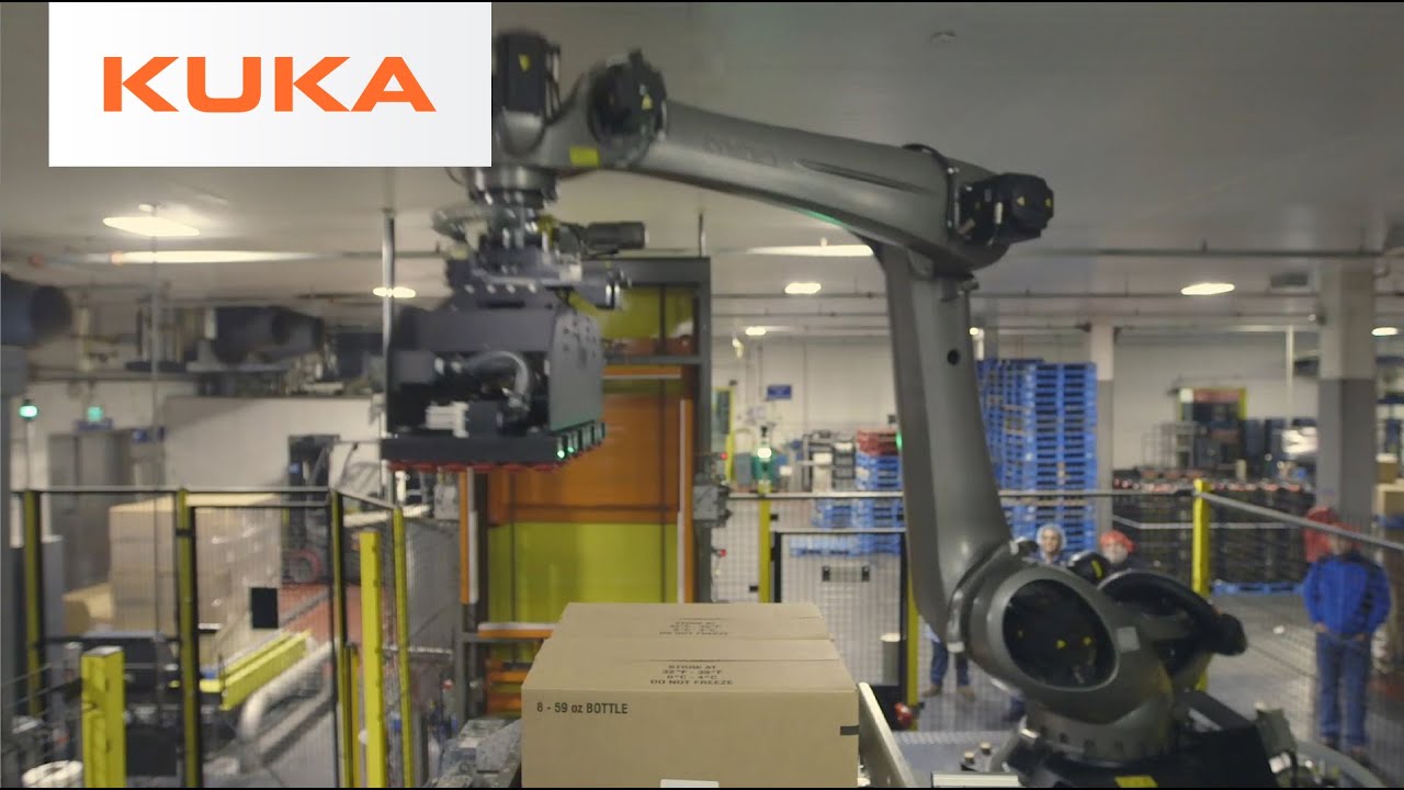 Albertsons Palletizes with KUKA Robots in Flexible Packaging System ...