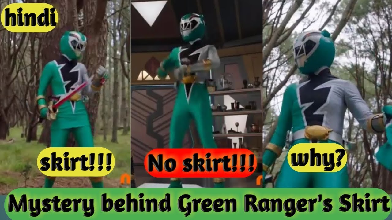 Mystery Behind Green Ranger's skirt | Dino fury Green skirt? | Hindi ...