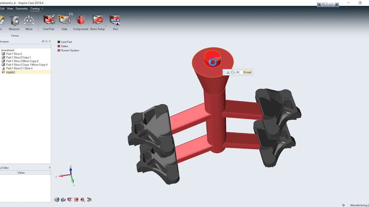 Investment Casting Simulation with Inspire Cast 2019 4 - YouTube