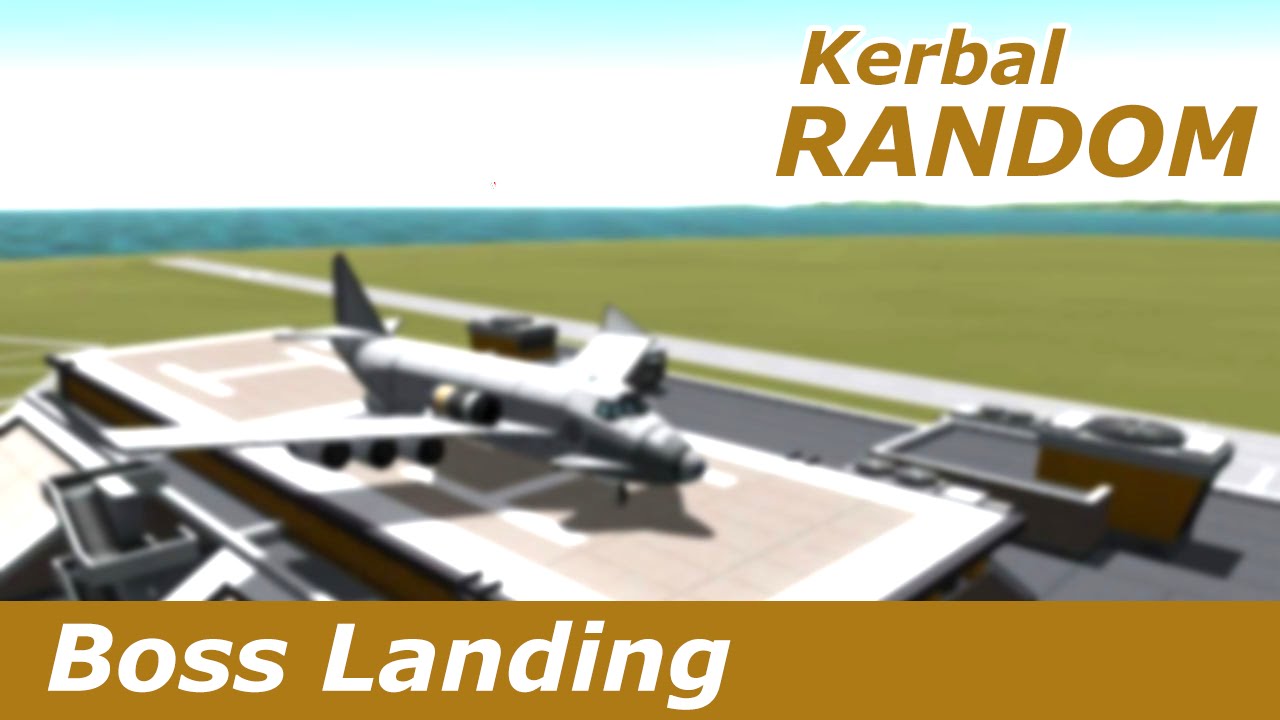 Landing on the VAB in KSP - YouTube