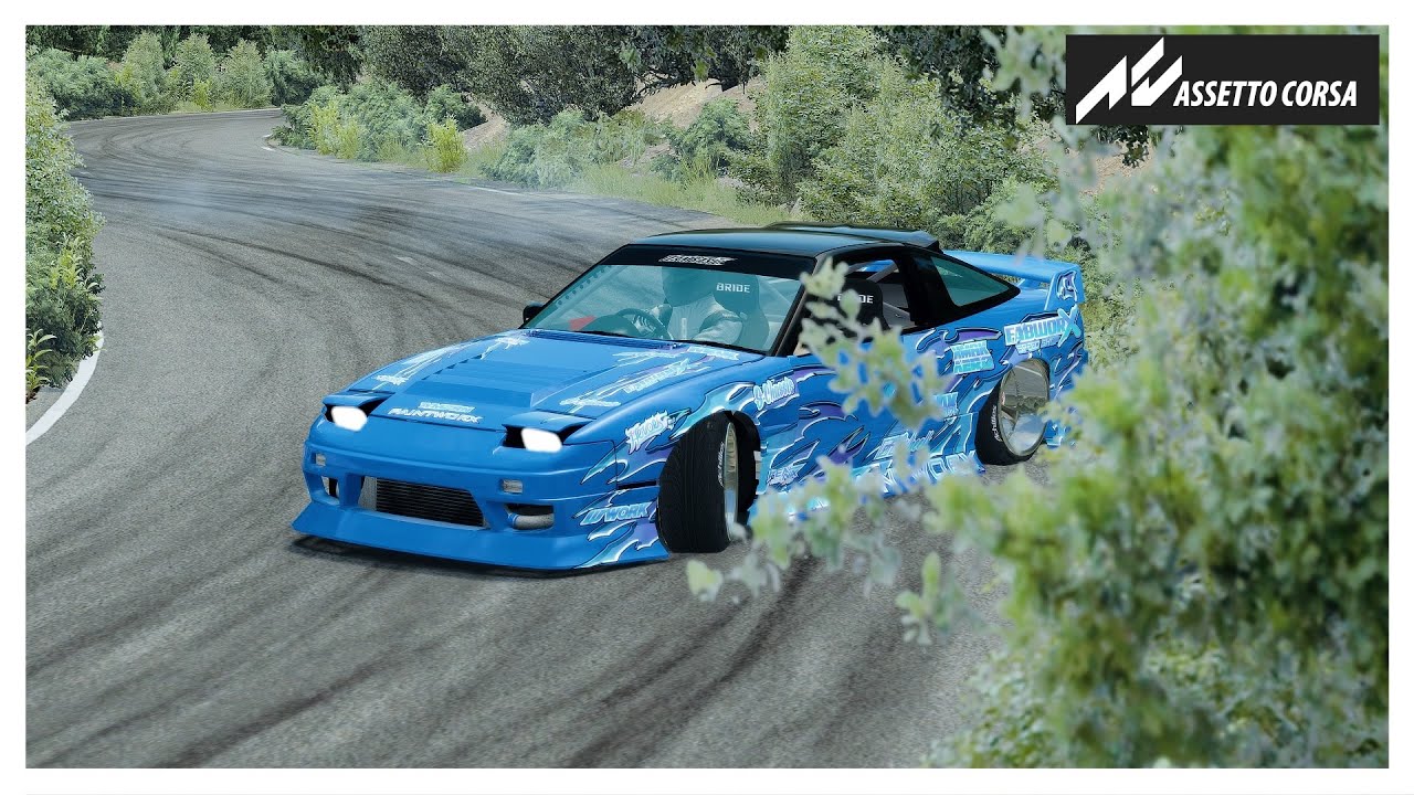 Ebisu Circuit Touge Course Practice - Gravygarage 180SX Corbett + Two ...