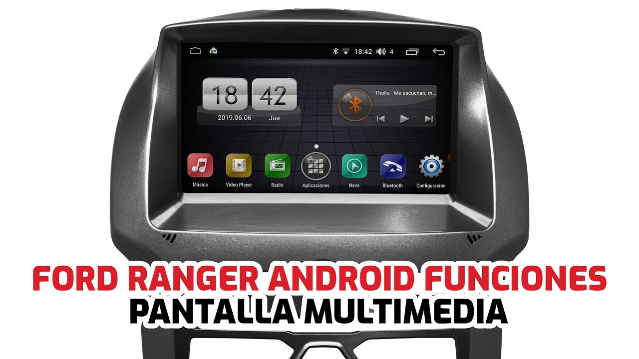 Ford Ranger Android Funciones de Pantalla Multimedia // GADGETSTYLE ...
