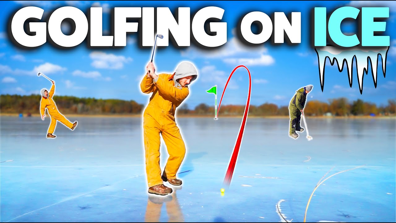 WE BUILT A GOLF COURSE ON ICE - YouTube